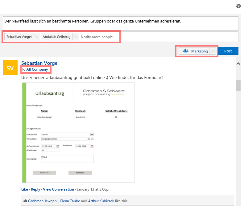 SharePoint 2013: Newsfeed vs. Yammer SharePoint 2013: Newsfeed vs. Yammer